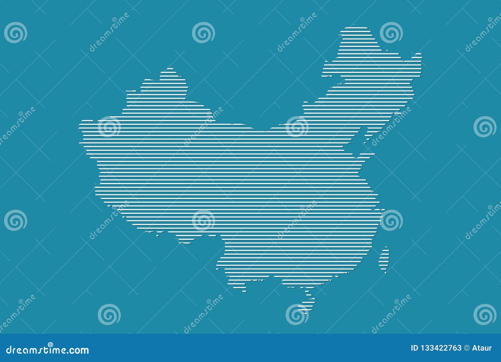 China Map Vector Using Blue Straight Lines Pattern On Dark Background ...