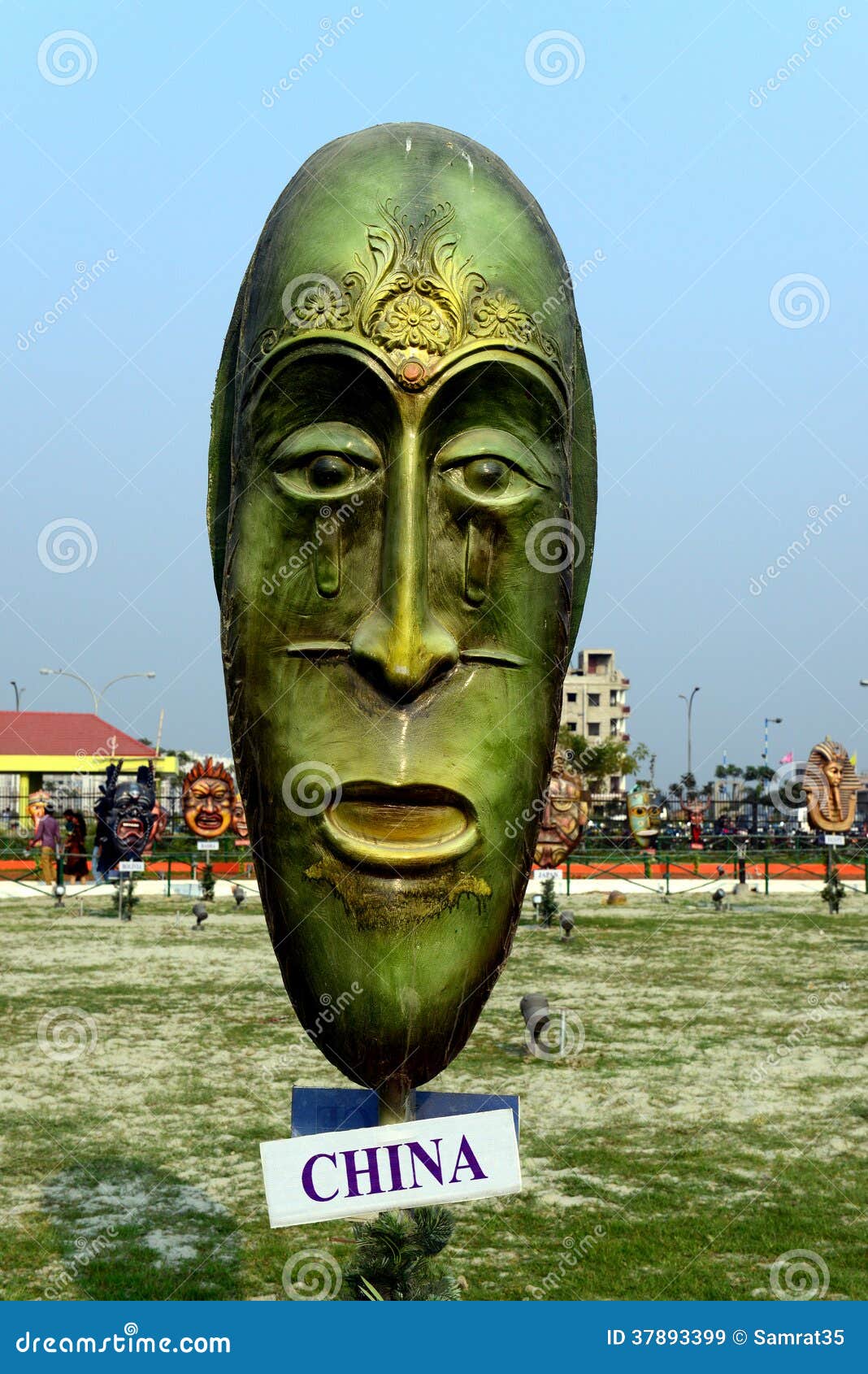 China Mask editorial stock image. Image of eyes, crafted - 37893399