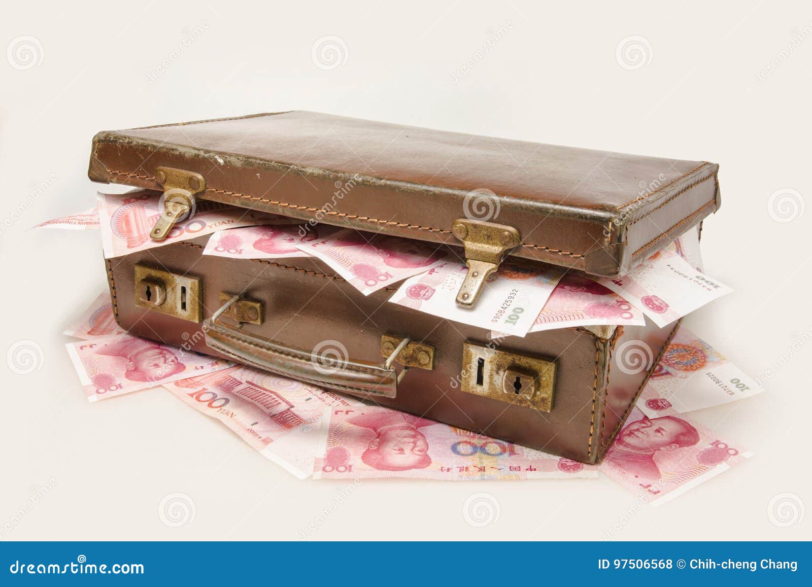 The Briefcase Filled with China RMB Stock Photo - Image of chinese ...