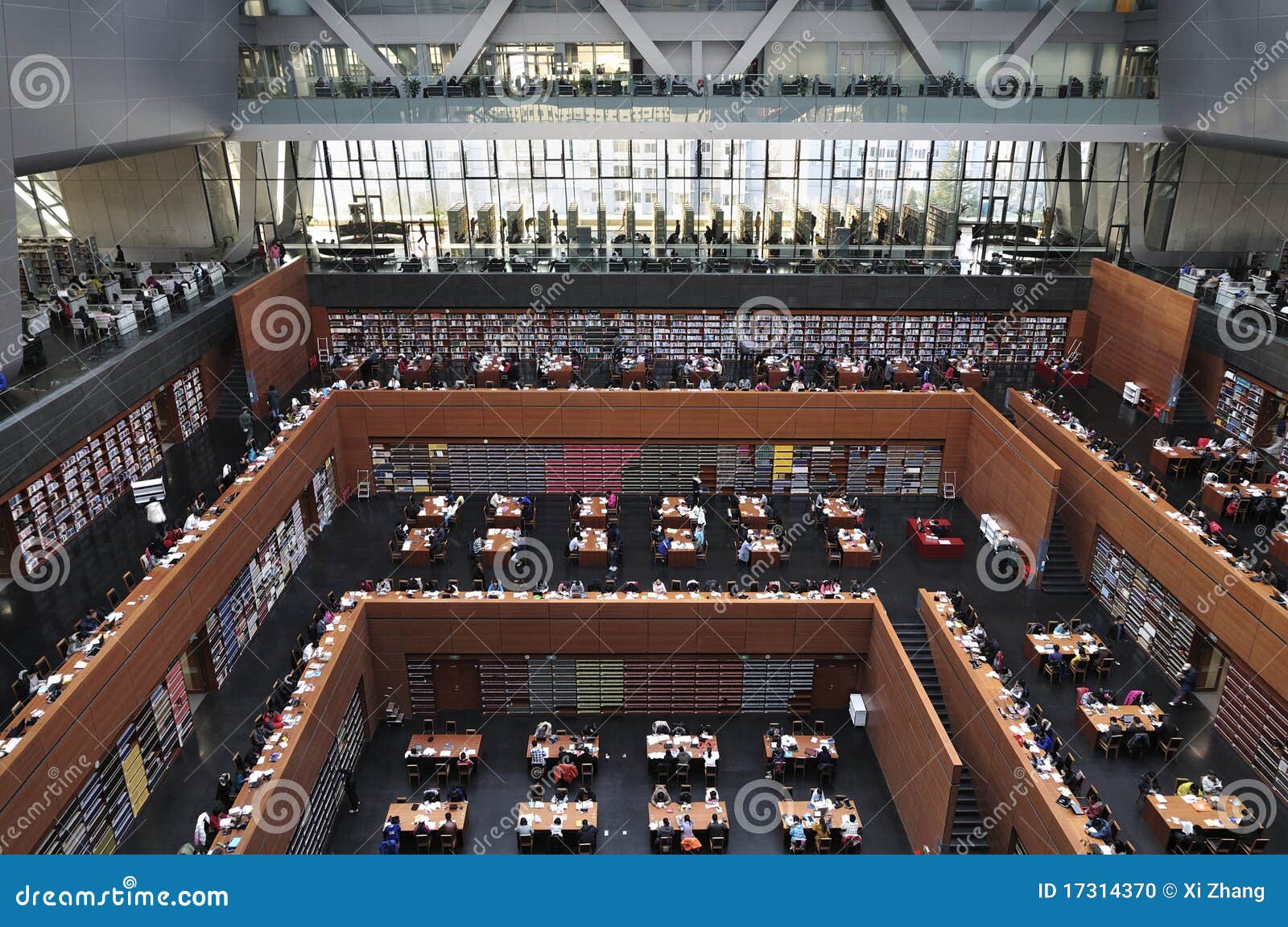 China National Library in Beijing Editorial Image - Image of books ...