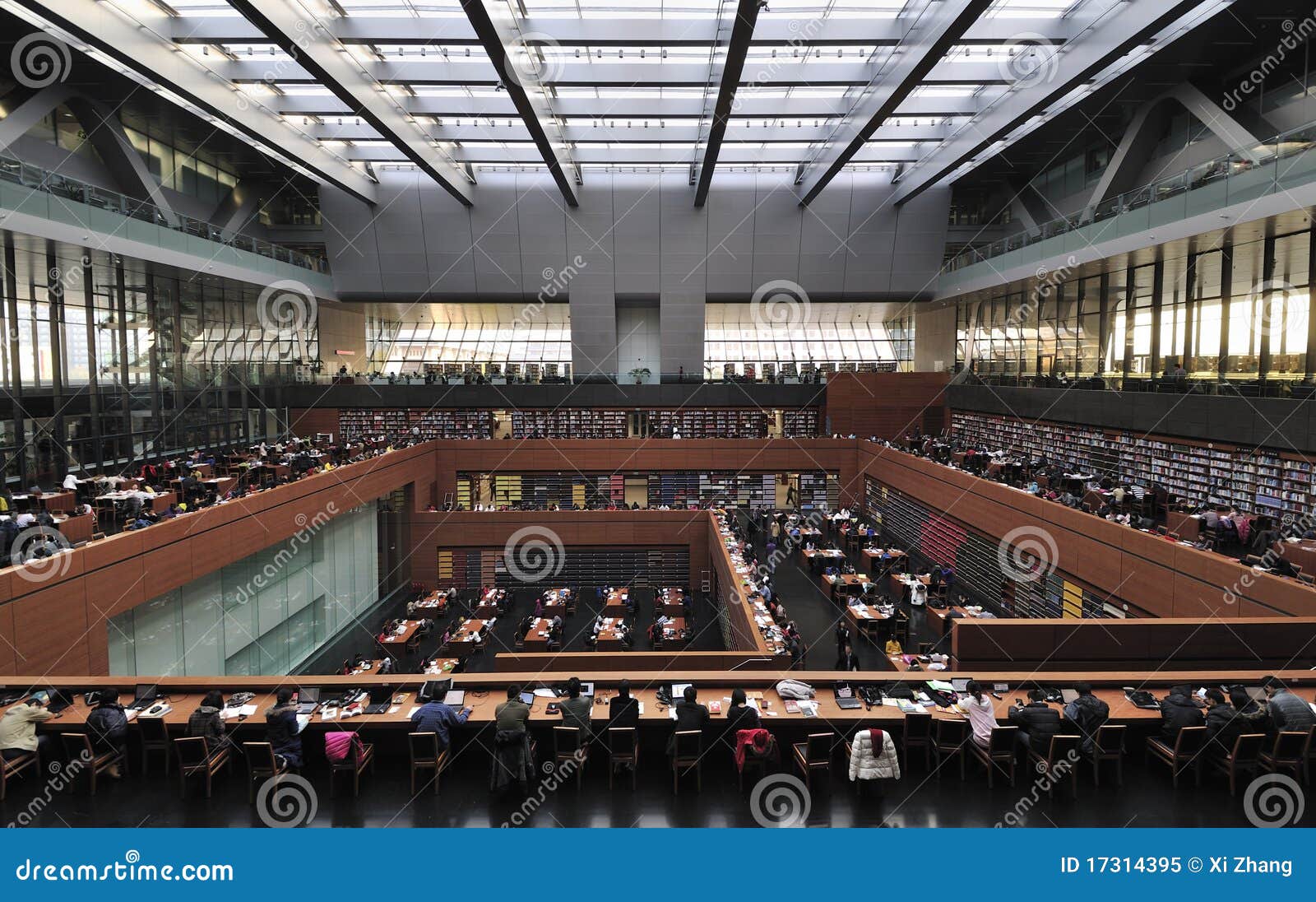 China National Library in Beijing Editorial Image - Image of readers ...