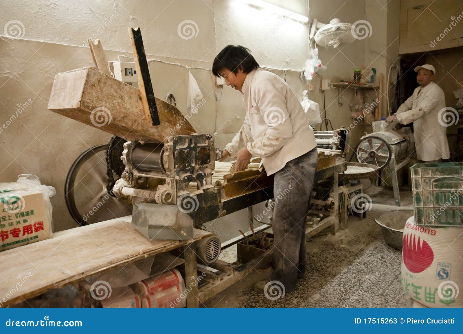 China: noodles factory editorial stock photo. Image of machine - 17515263