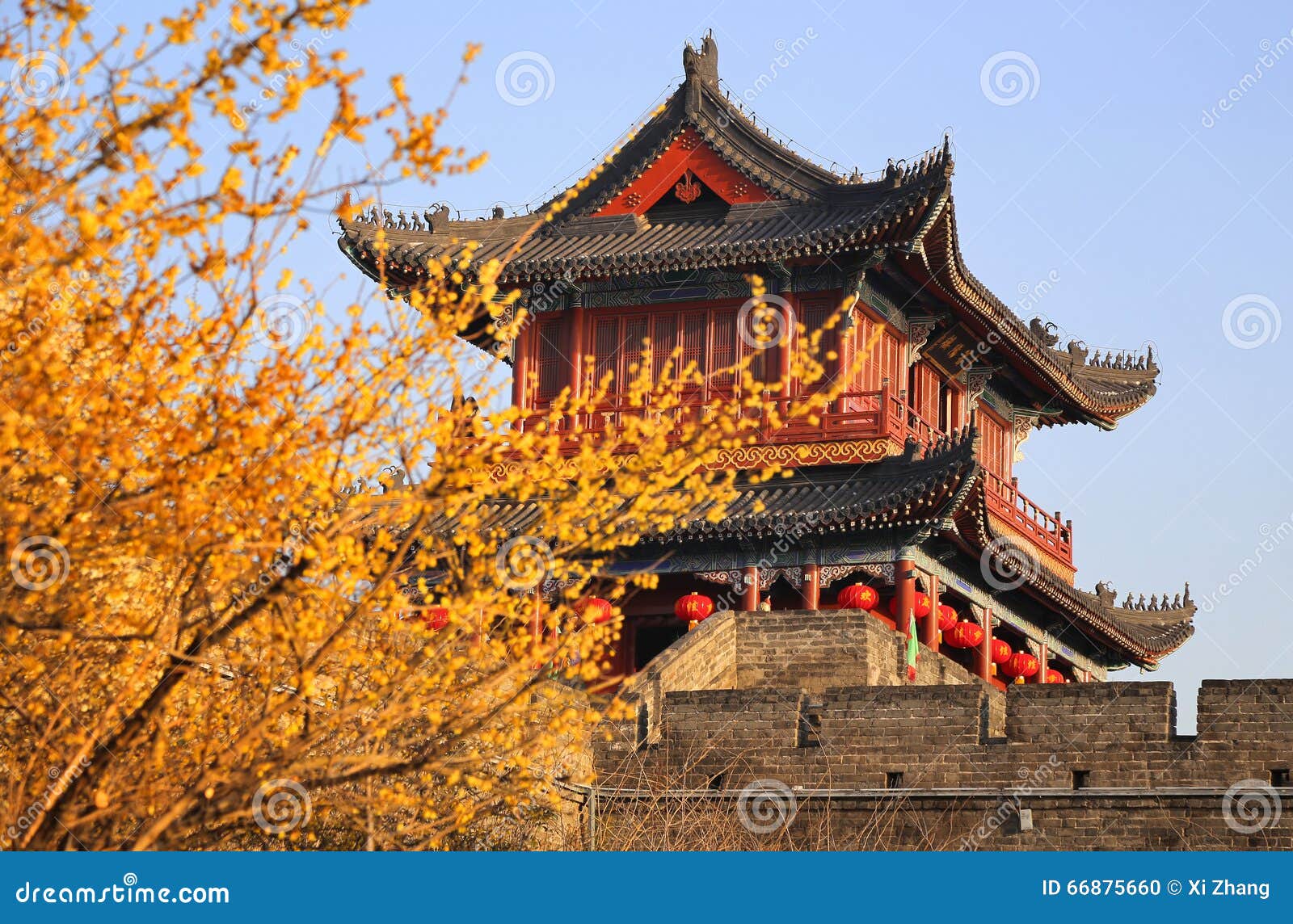 China Old City,Beijing stock photo. Image of tower, china - 66875660