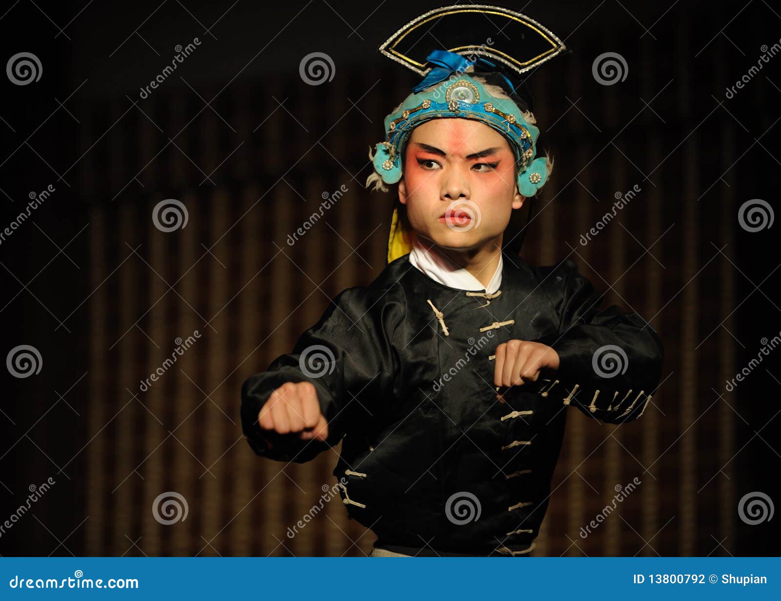 China Opera Man Black Hat Stock Photos - Free & Royalty-Free Stock ...