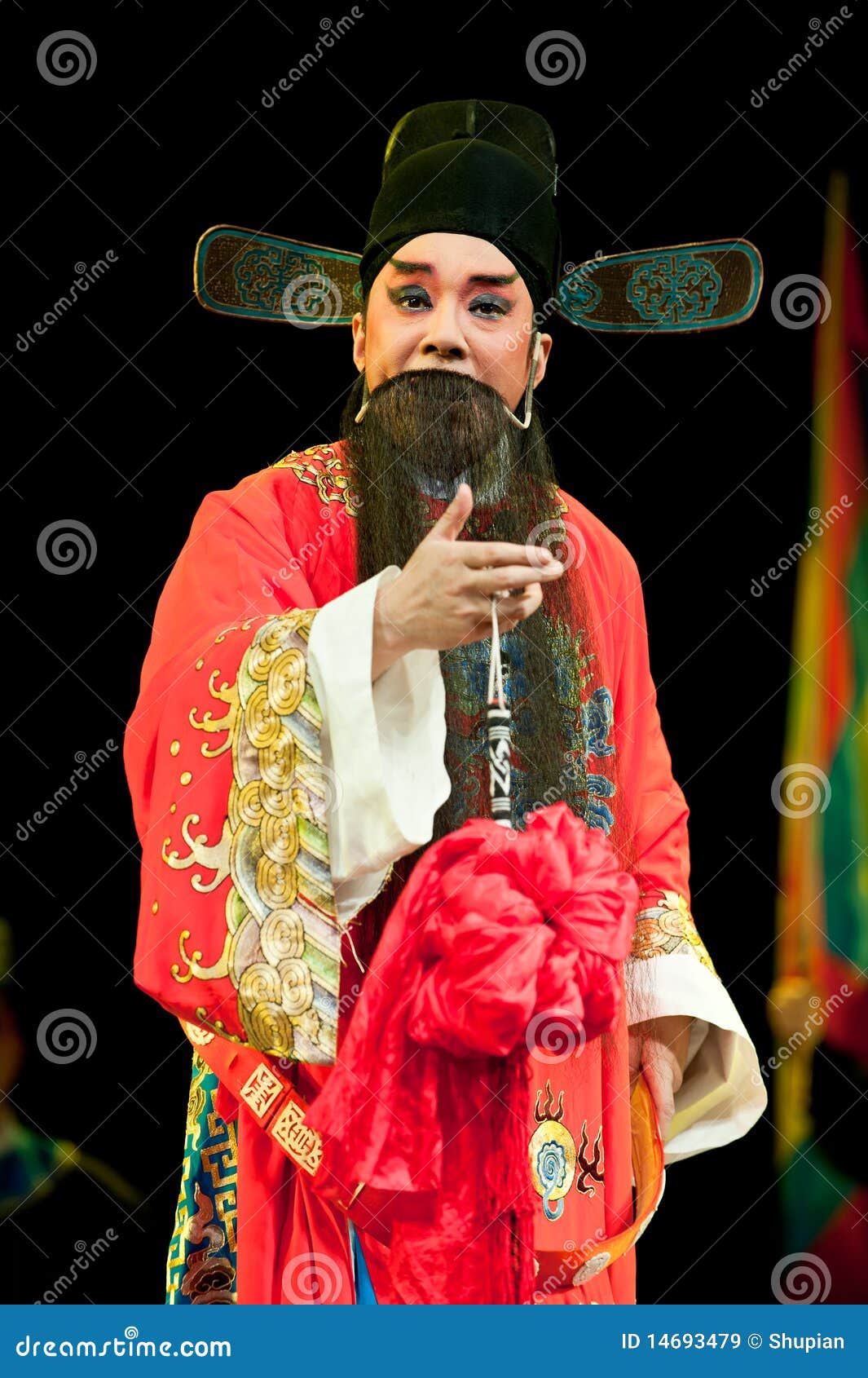 China opera man stock image. Image of asian, hidden, bllack - 14693479