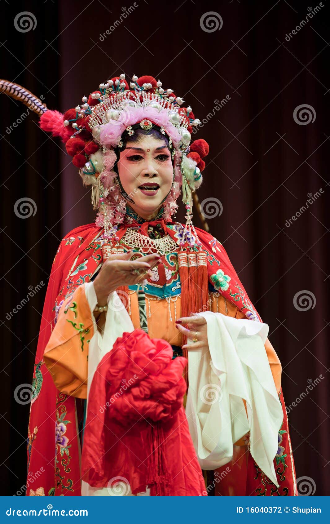 China opera woman stock photo. Image of beautiful, color - 16040372