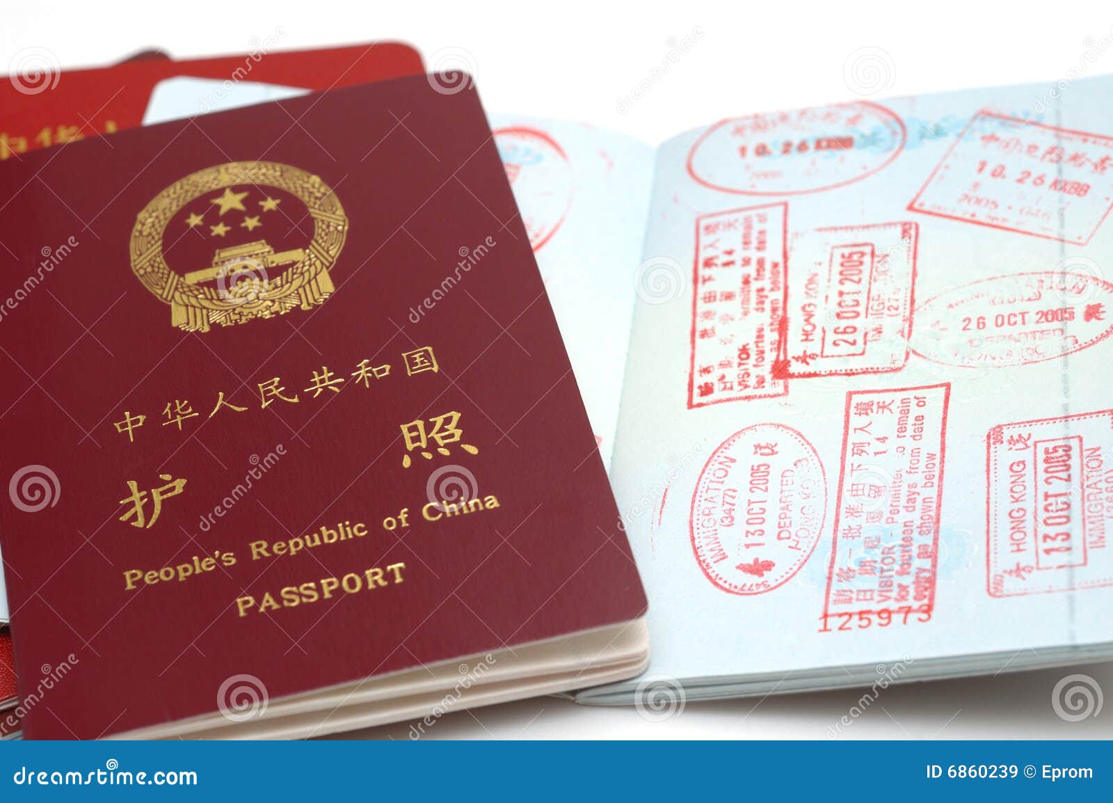 China passport stock image. Image of access, open, enter - 6860239