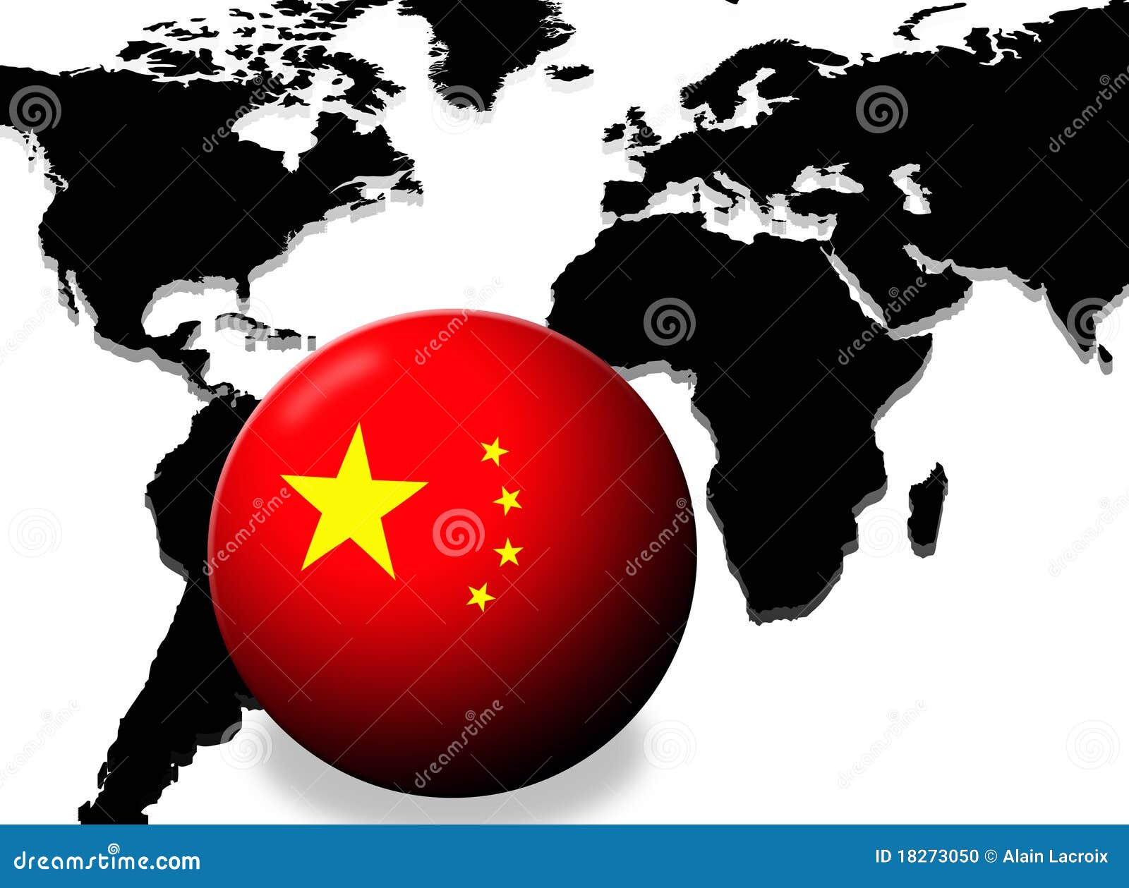 China power stock illustration. Illustration of rise - 18273050