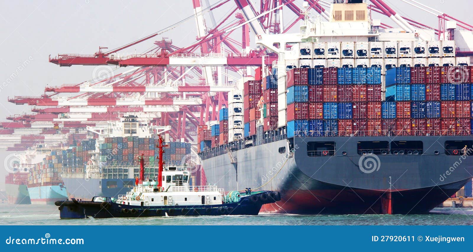 Container Terminal 1 Royalty-Free Stock Photography | CartoonDealer.com ...