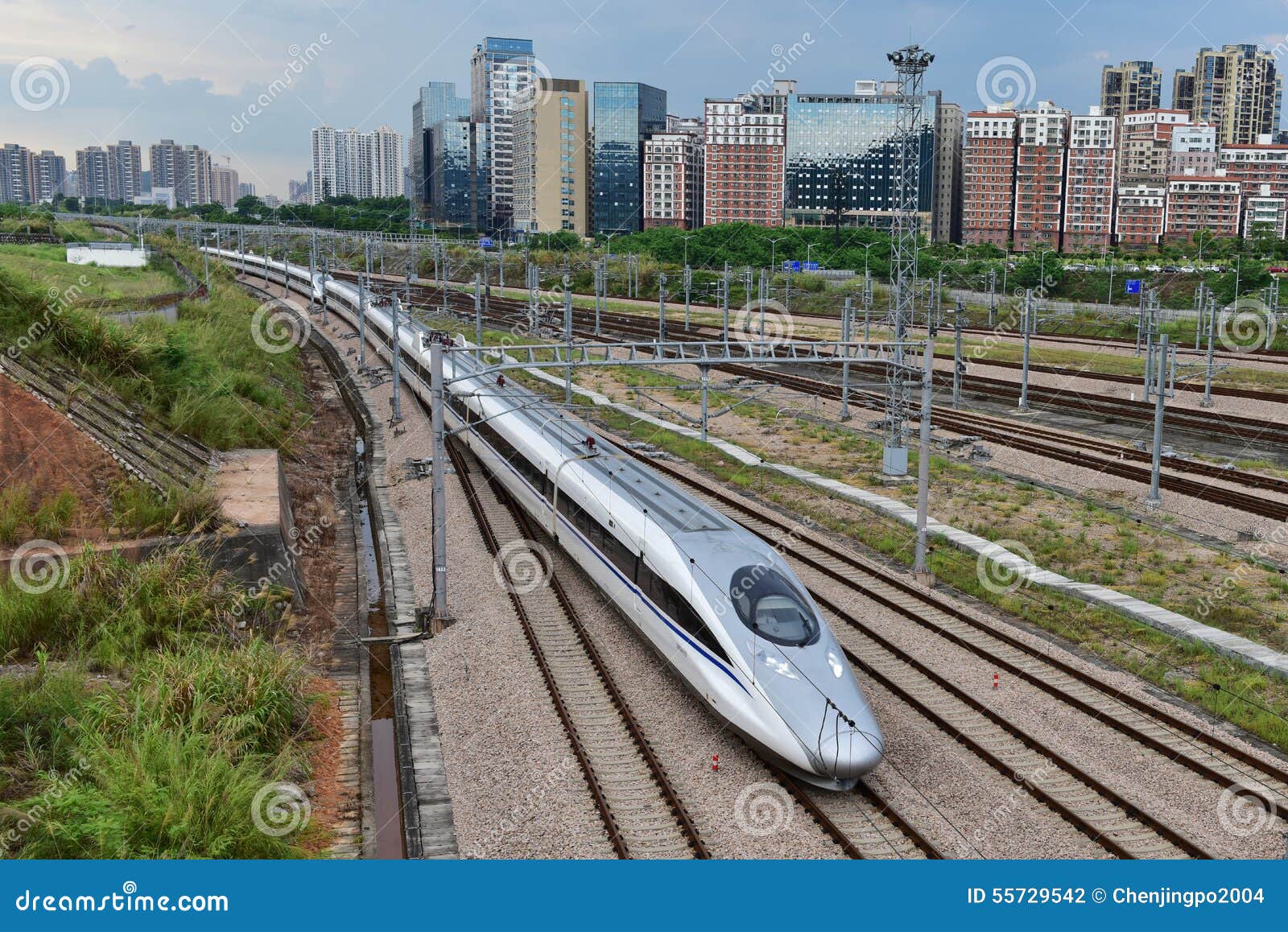 China Railway High-speed stock photo. Image of freight - 55729542