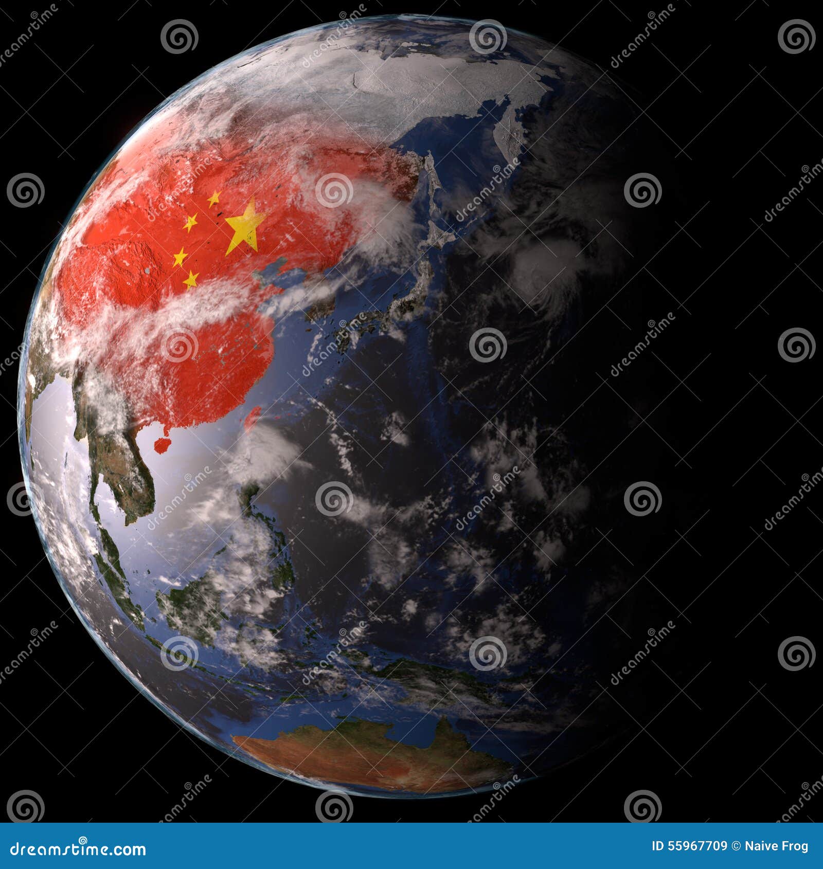 China Rise stock illustration. Illustration of chinese - 55967709