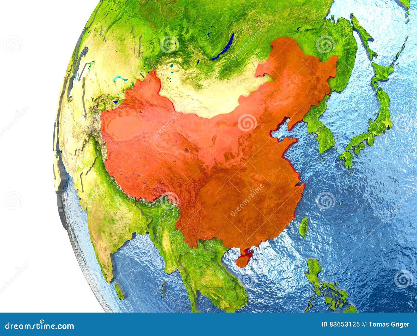 China in red stock illustration. Illustration of environment - 83653125