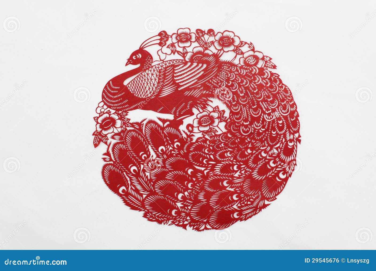 China red paper cutting stock photo. Image of celebrate - 29545676