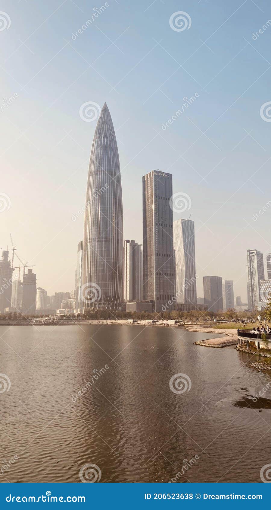 China Resources Tower editorial stock photo. Image of tower - 206523638