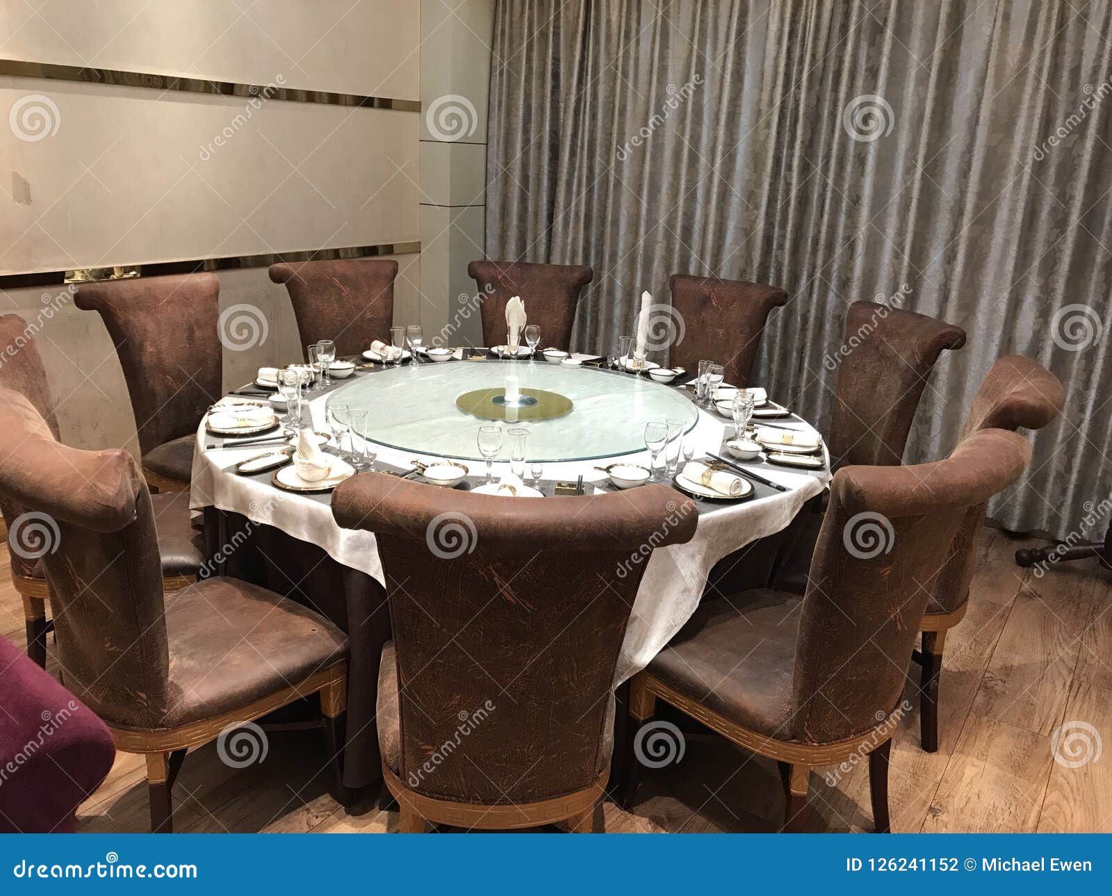 Table stock photo. Image of restaurant, round, table - 126241152