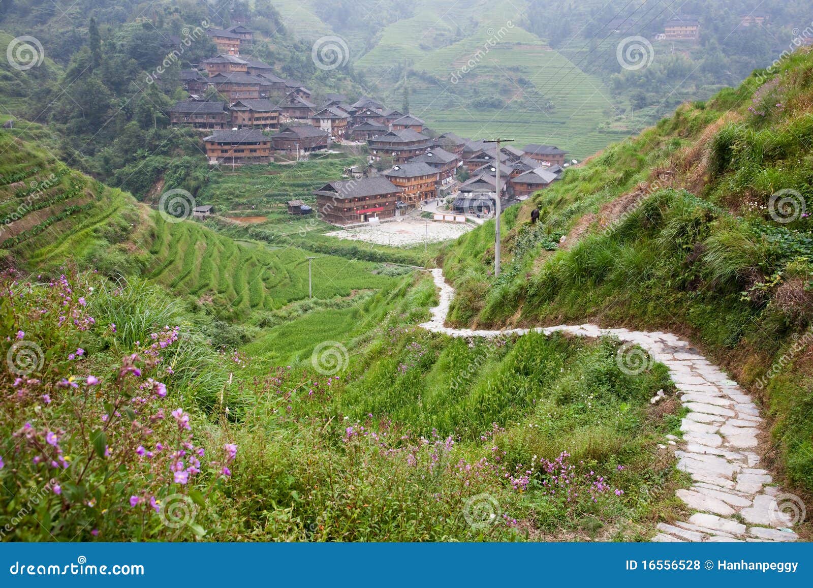 China rural landscape stock photo. Image of destination - 16556528