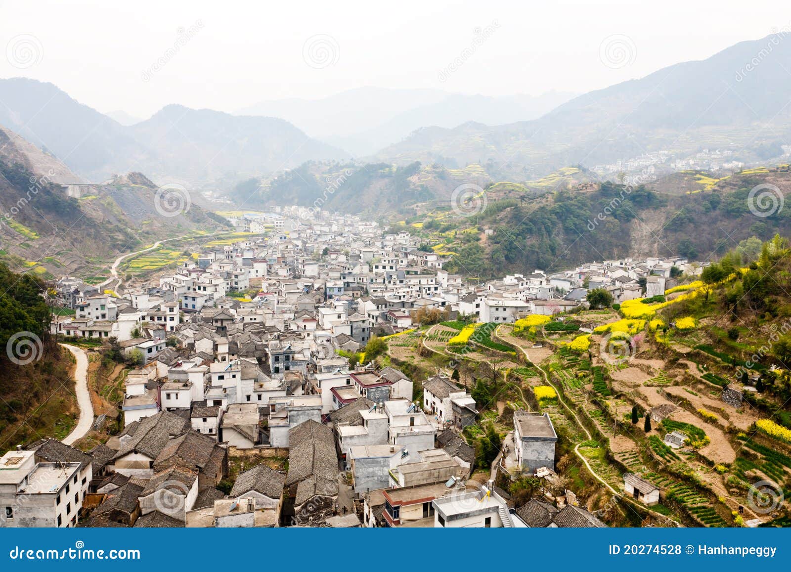 China rural landscape stock photo. Image of land, city - 20274528
