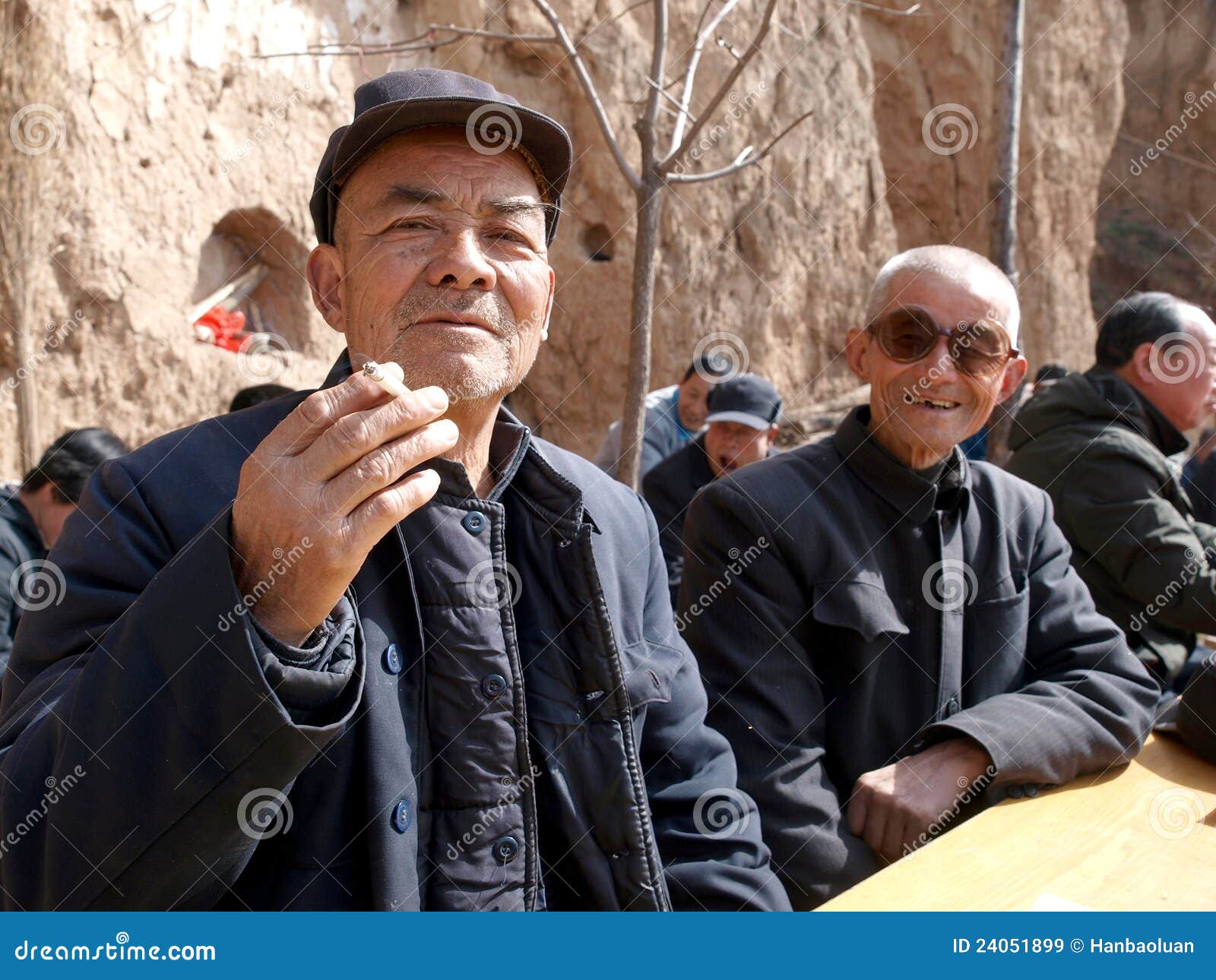 China s rural old man editorial stock image. Image of grandfather ...