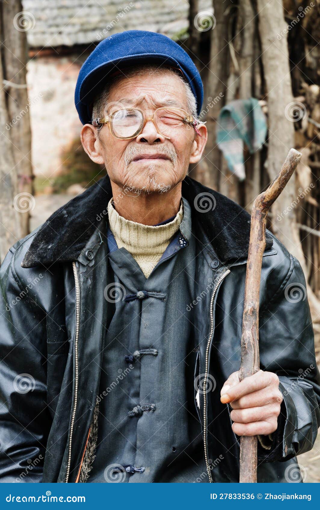 China s rural old people stock photo. Image of outside - 27833536