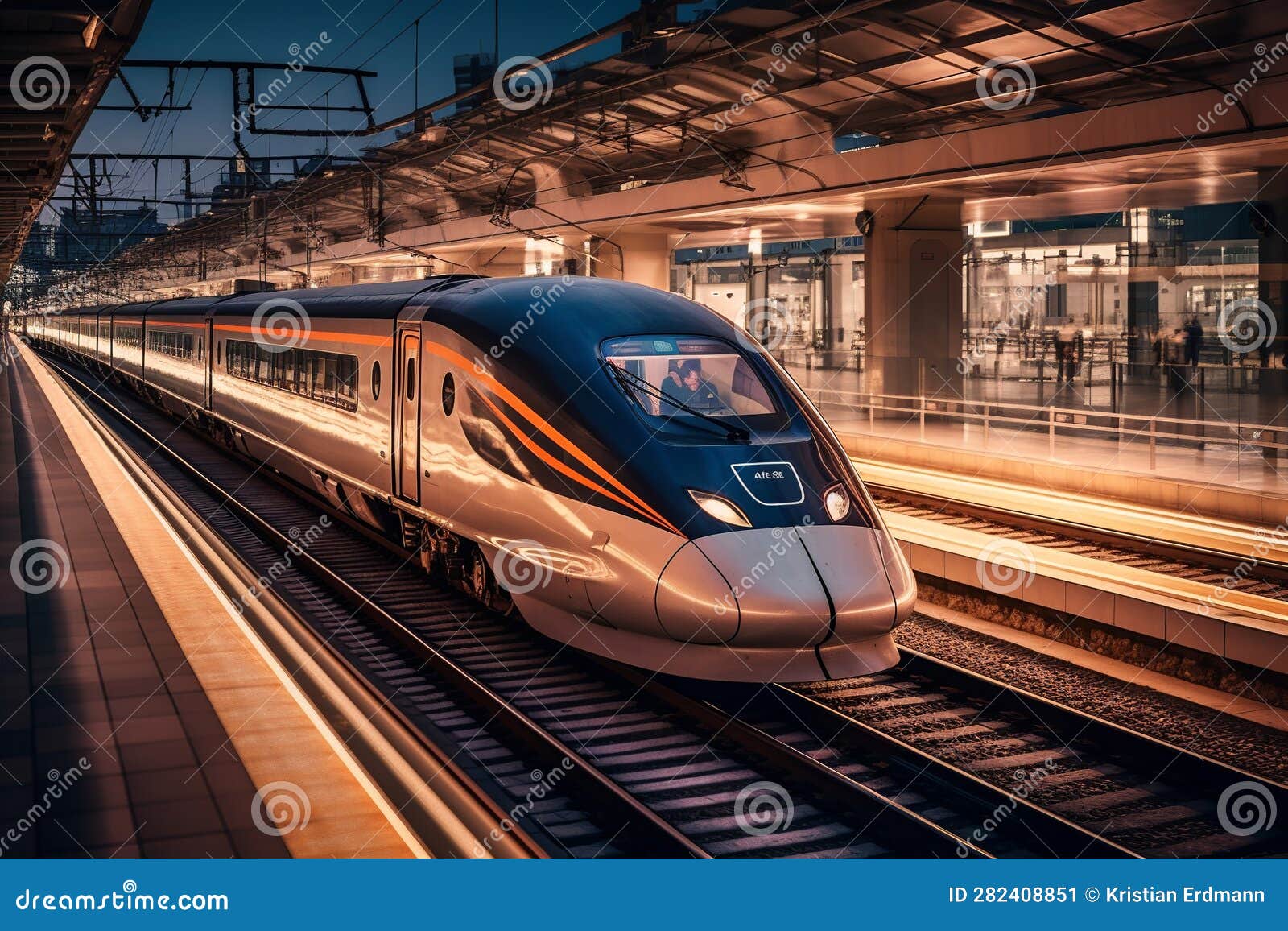 China S Sleek High-speed Train, a Symbol of Modernization and ...