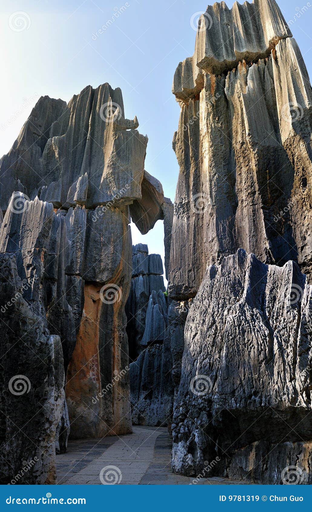 China s Stone Forest stock image. Image of geography, attraction - 9781319