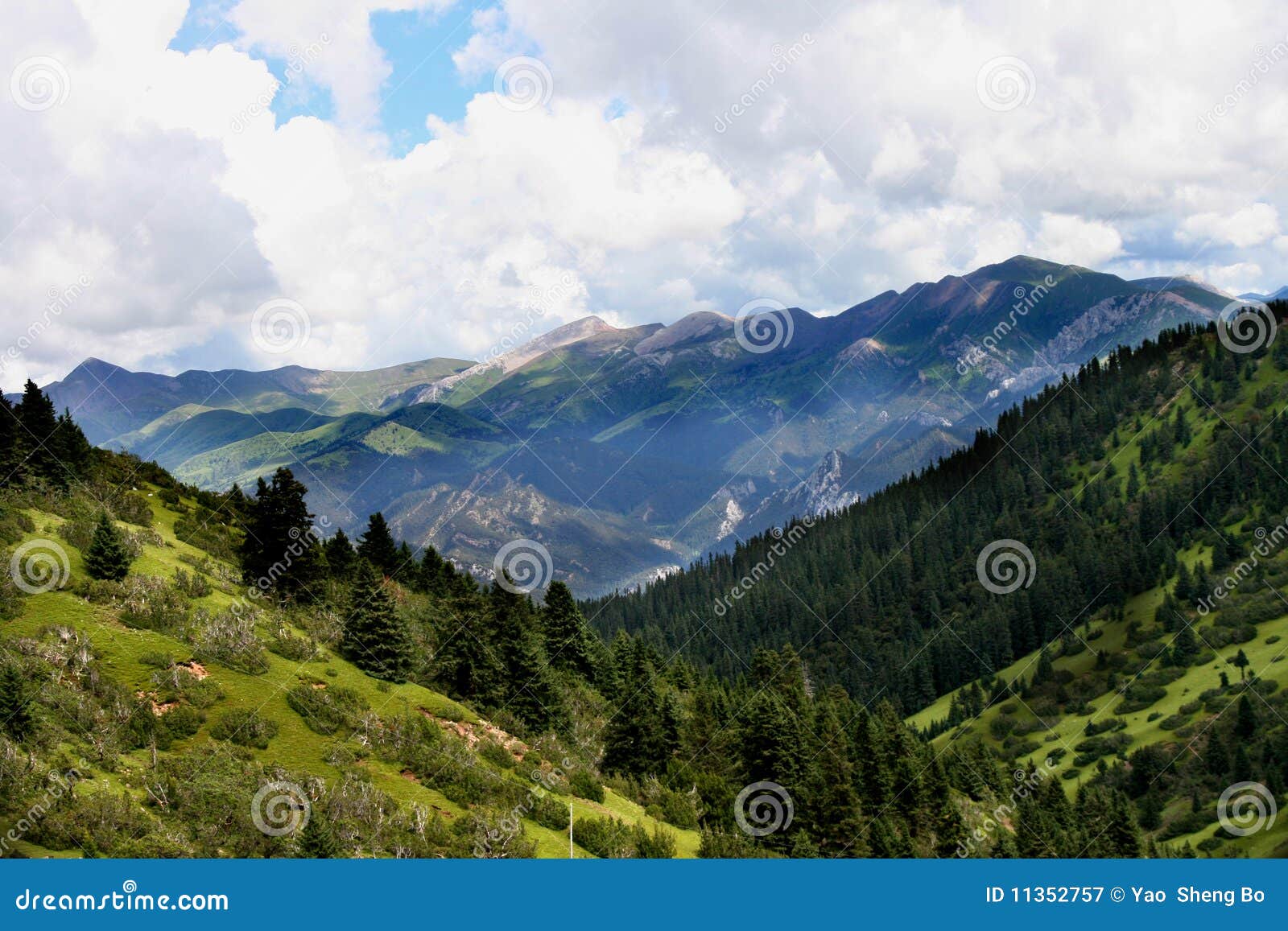 China S Tibet Plateau Scenery Stock Image - Image of cloud, magnificent ...