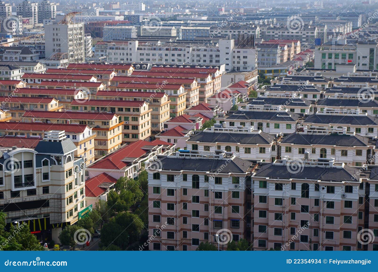 China S Zhejiang City Panorama Stock Photo - Image of china, vehicles ...
