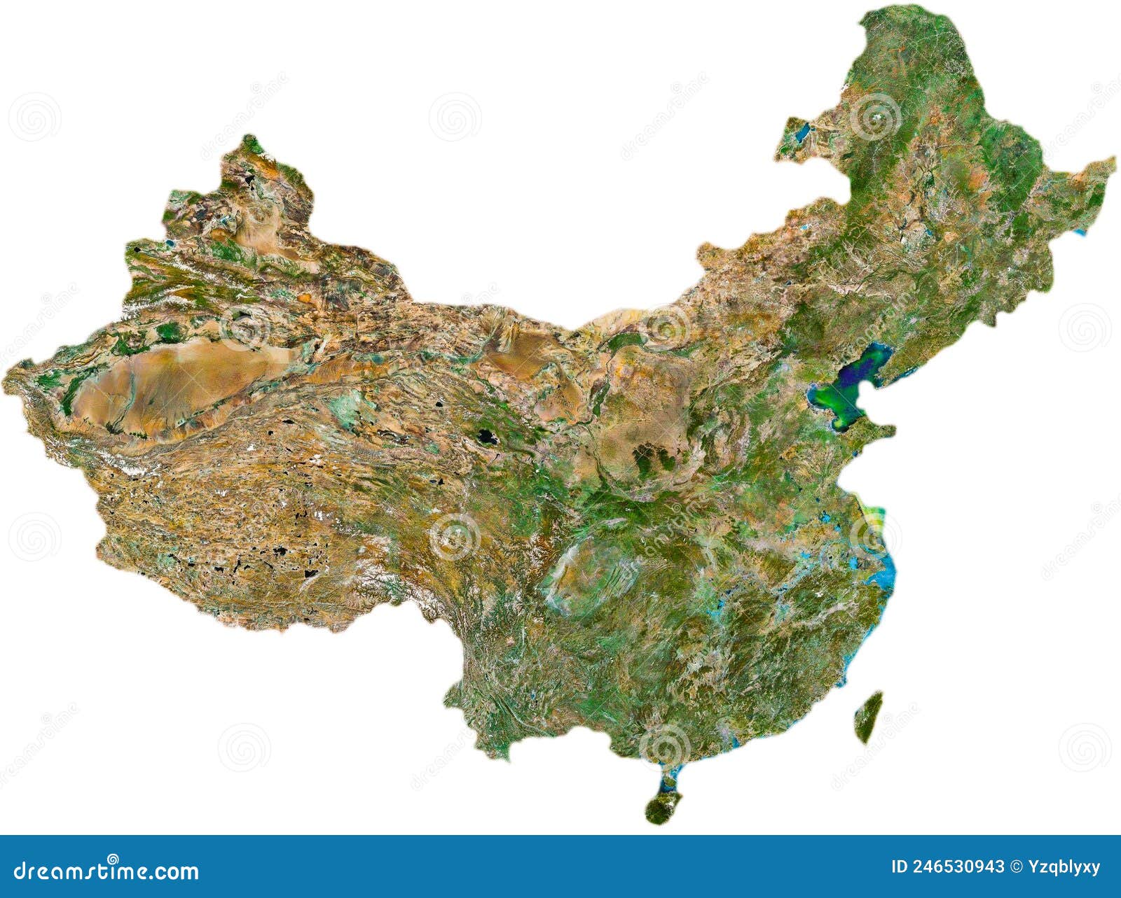 China Satellite Map Isolated Stock Illustration - Illustration of white ...