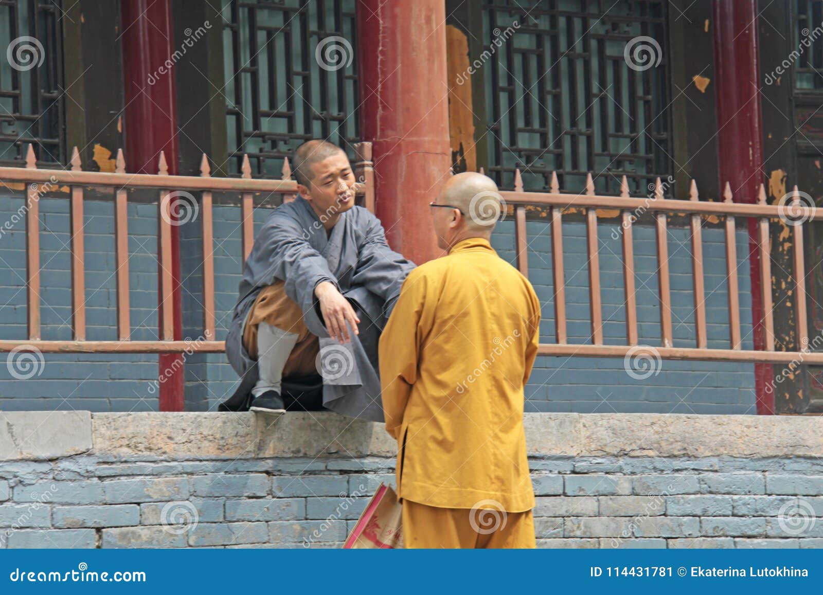 China, The Shaolin Buddhist Monastery, Buddhist Temples, Editorial ...