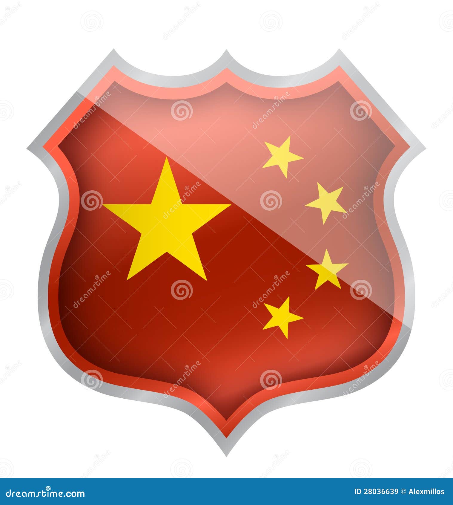 China shield stock illustration. Illustration of beauty - 28036639