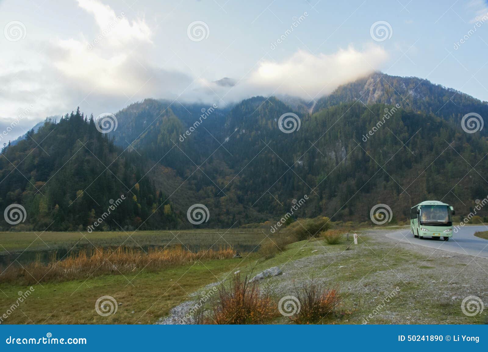 China Sichuan Aba Road Scenery Stock Photo - Image of river, china ...