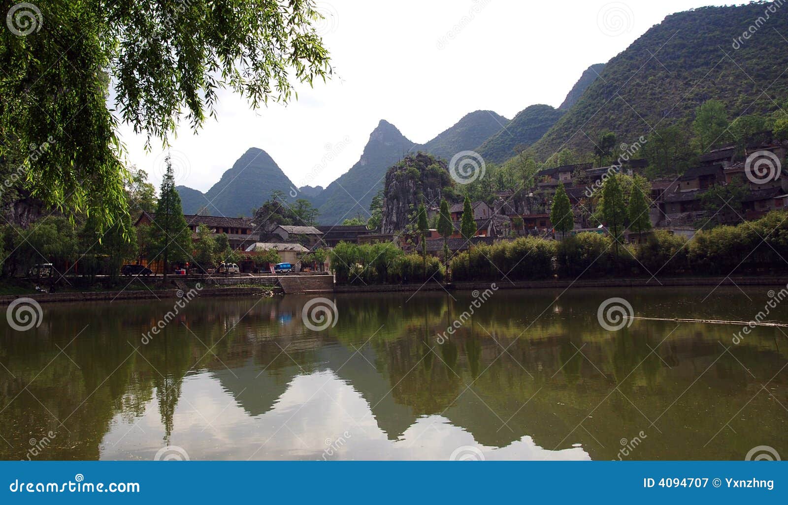 China small village stock image. Image of china, village - 4094707