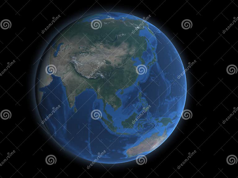 China from Space stock photo. Image of backdrop, firma - 2134982