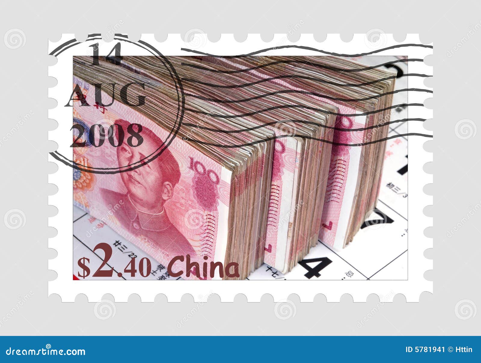 China stamp postage editorial photo. Image of notes, paste - 5781941