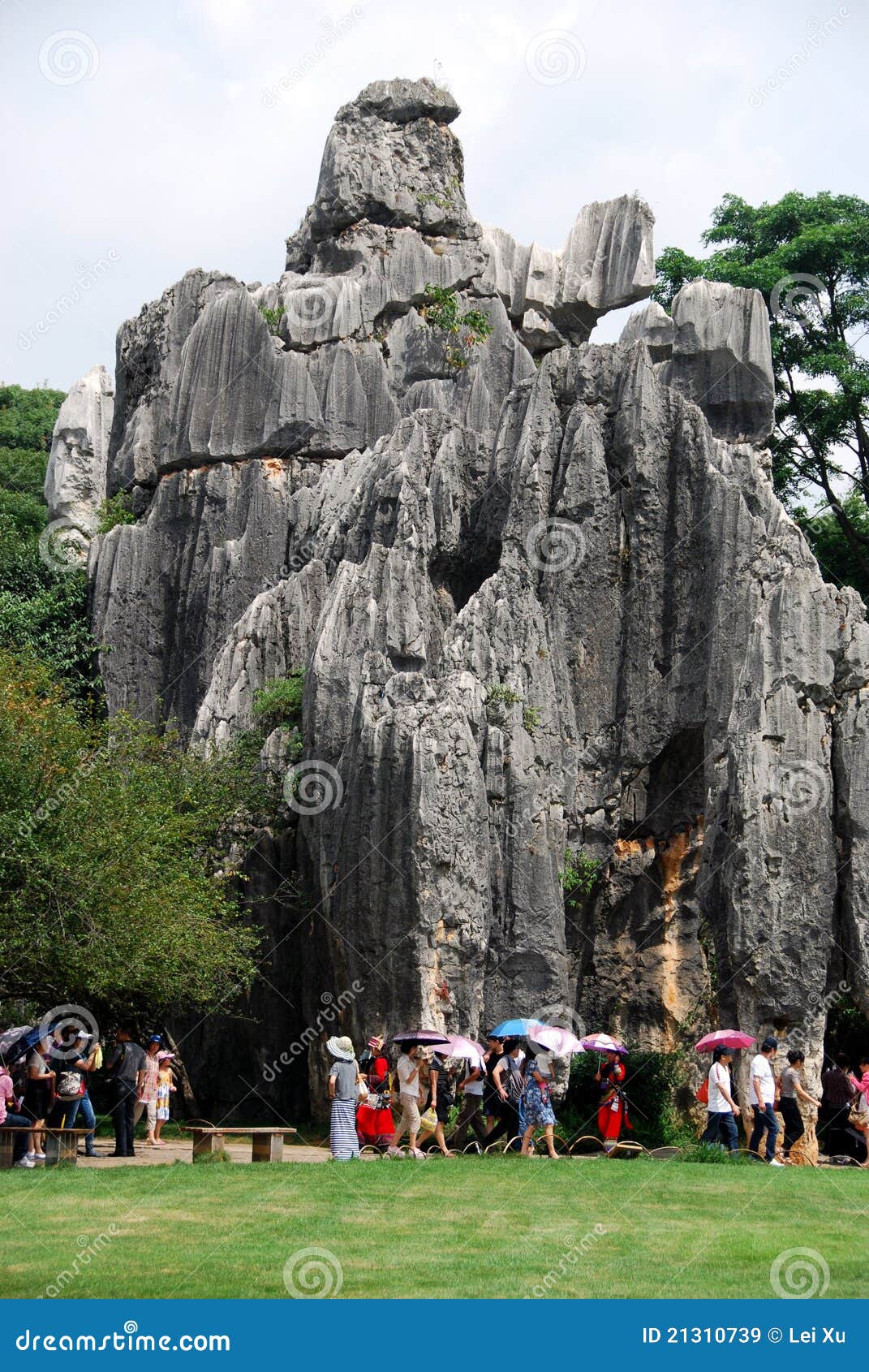 China: Stone Forest National Park Editorial Stock Image - Image of ...