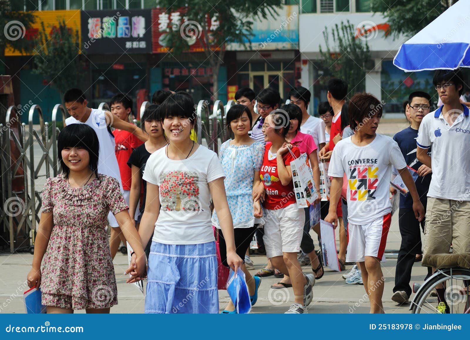 China: Students Take the Exam Editorial Stock Photo - Image of smiles ...
