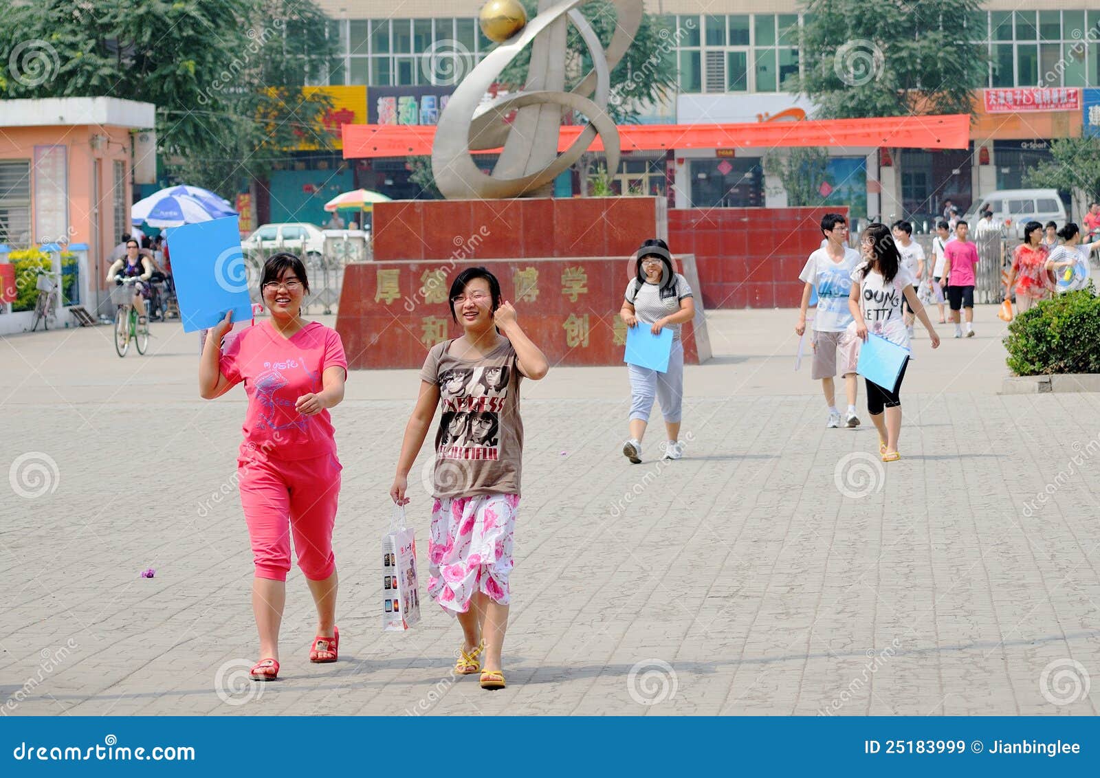 China: Students Take the Exam Editorial Stock Image - Image of smiles ...