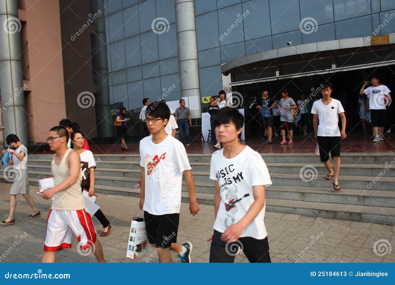 China: Students Take the Exam Editorial Stock Photo - Image of students ...