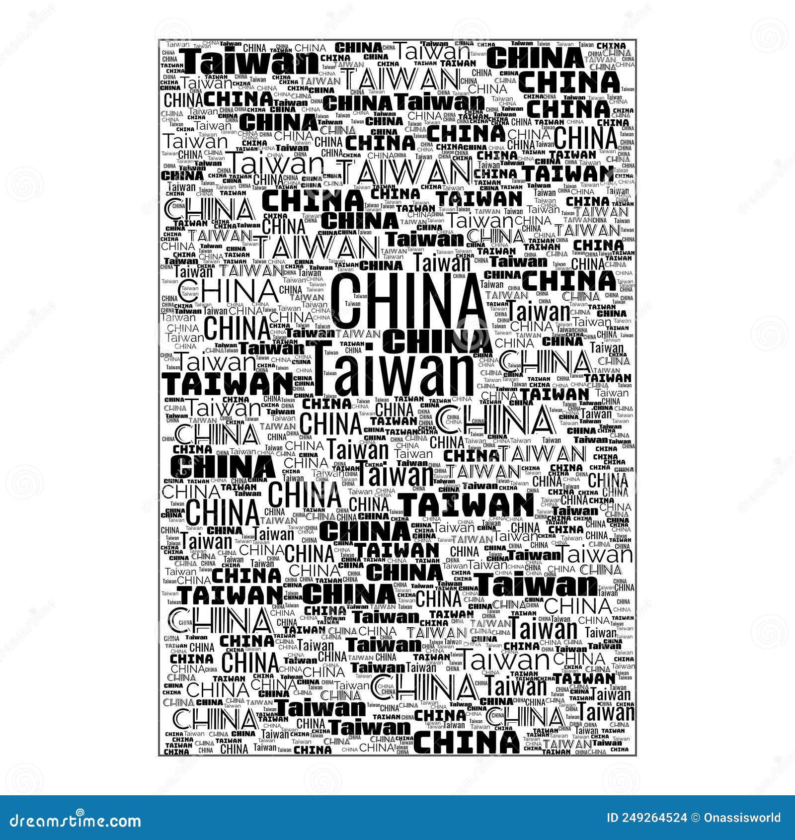 China Taiwan Conflict Header Background Illustration Stock Illustration ...