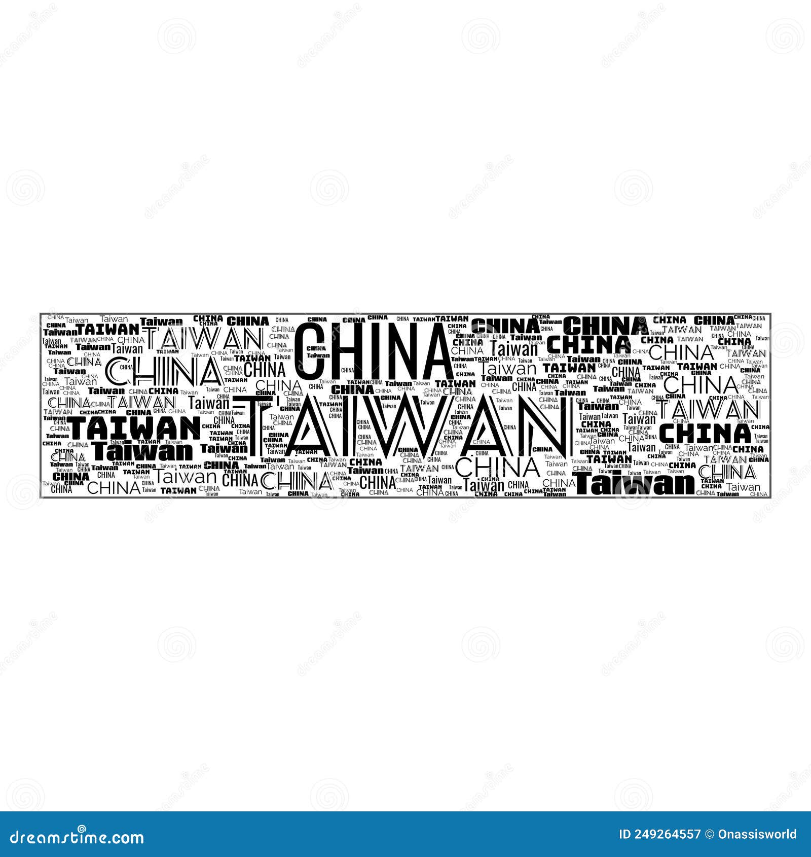 China Taiwan Conflict Header Background Illustration Stock Illustration ...