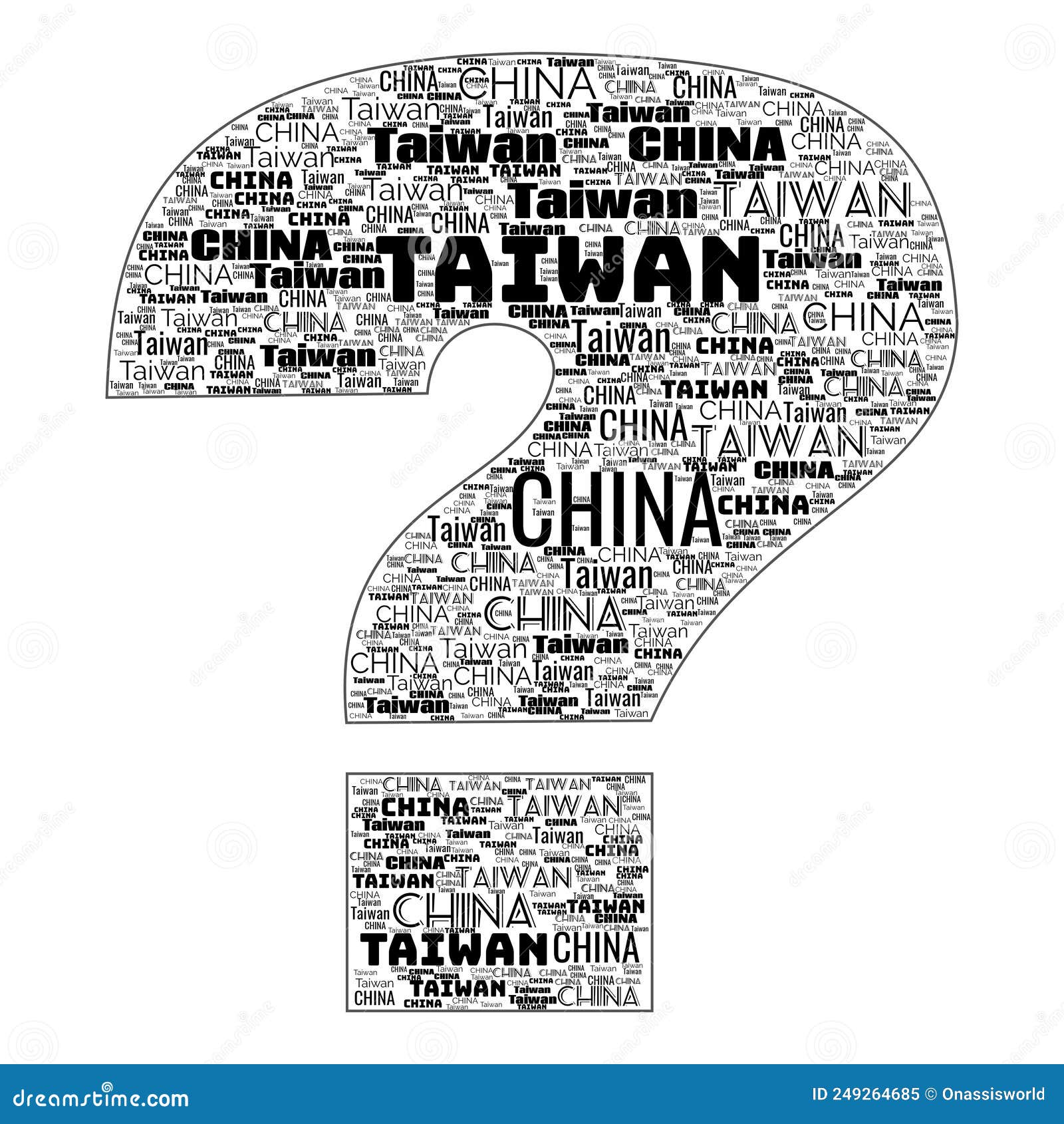 China Taiwan Conflict Header Background Illustration Stock Illustration ...