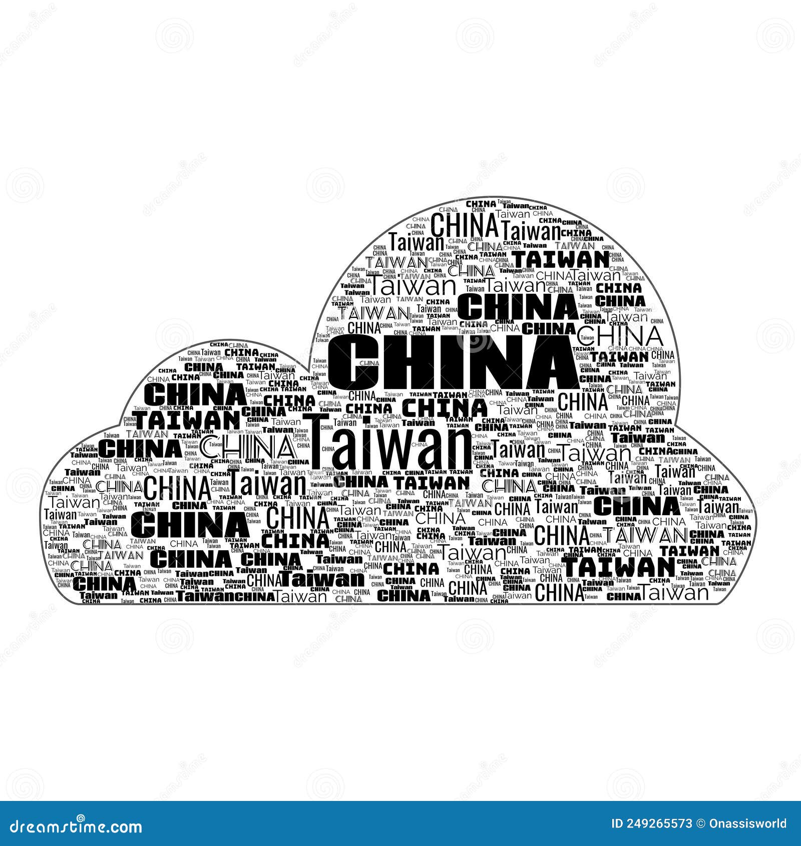 China Taiwan Conflict Header Background Illustration Stock Illustration ...