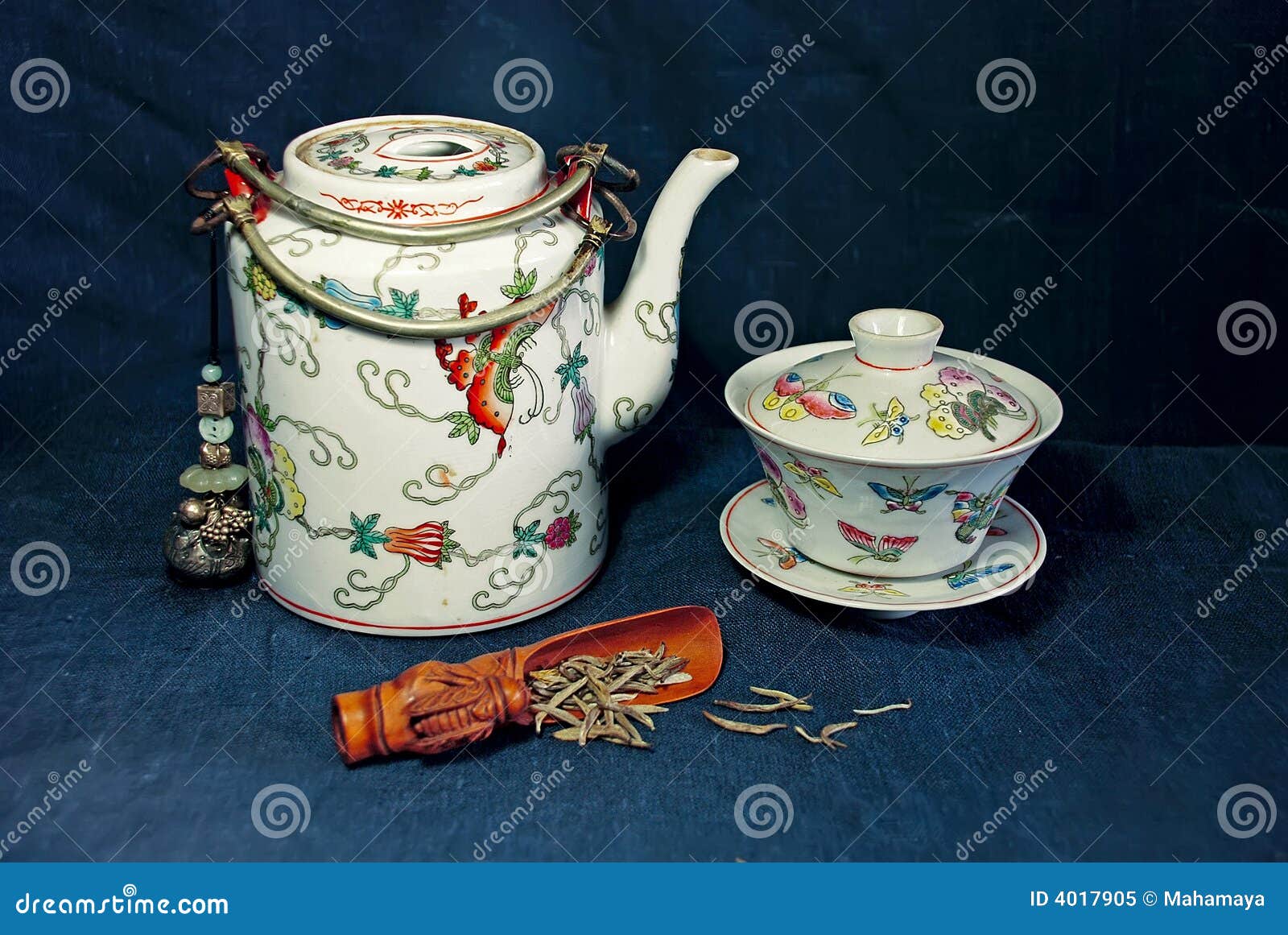 China Tea Set stock image. Image of pattern, times, artware - 4017905