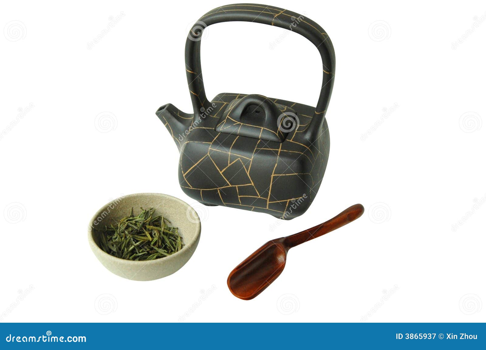 China Tea-set Isolated on White Background Stock Image - Image of ...