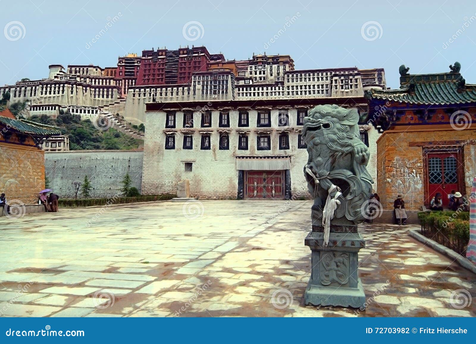 China, Tibet, Lhasa stock photo. Image of potala, building - 72703982