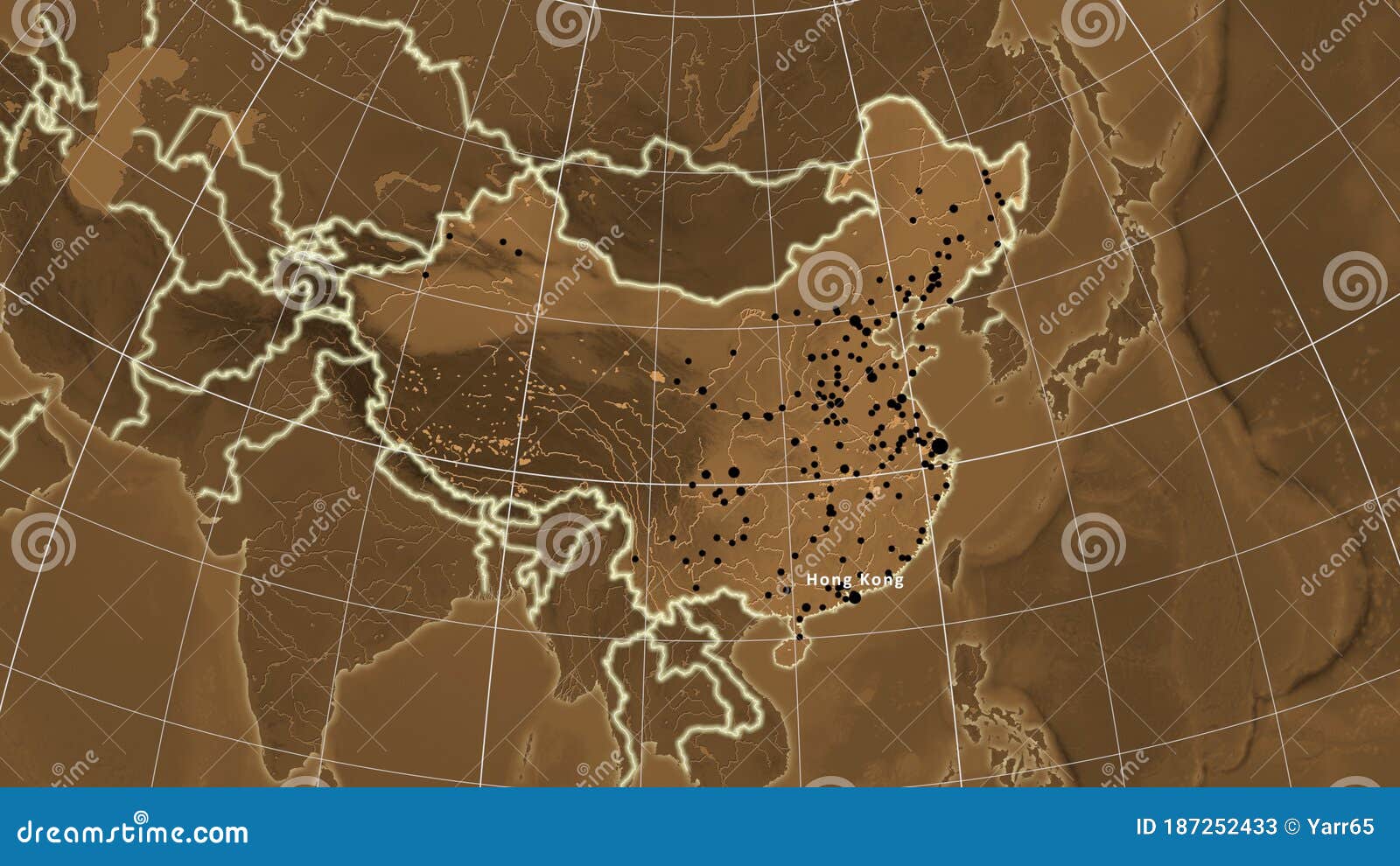 China - Tint. Composition, Borders Stock Illustration - Illustration of ...