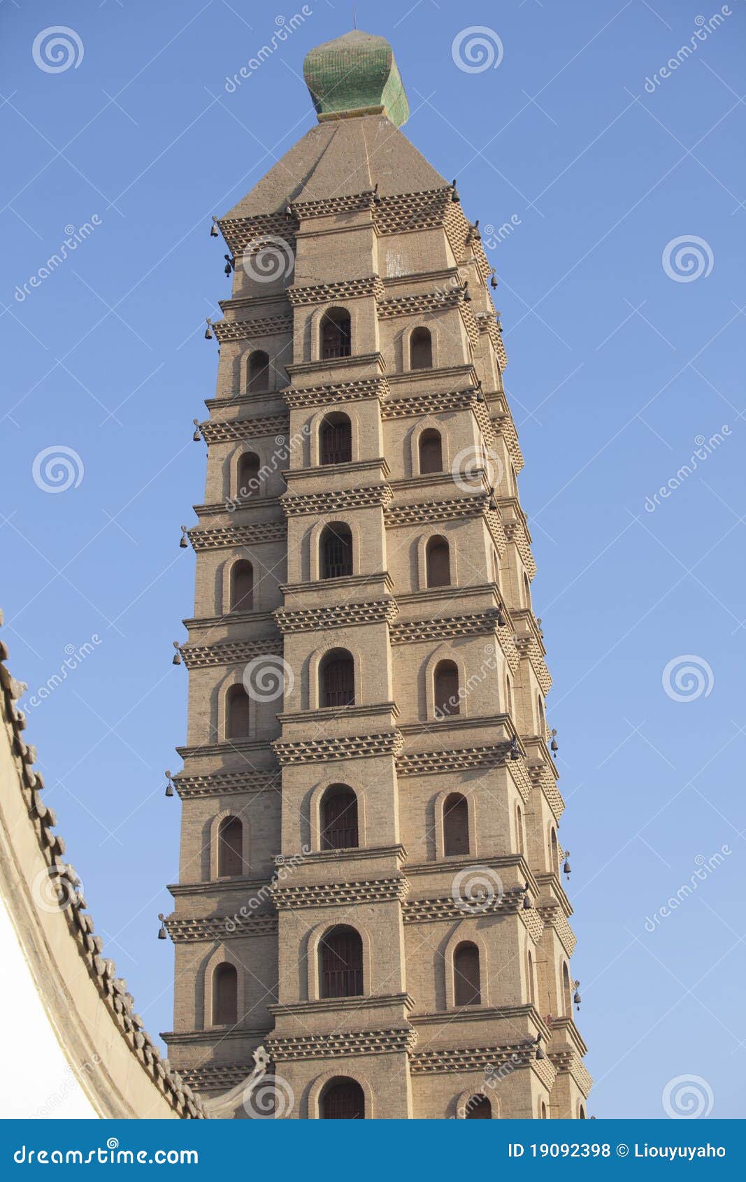 China Tower stock photo. Image of form, pagoda, architecture - 19092398