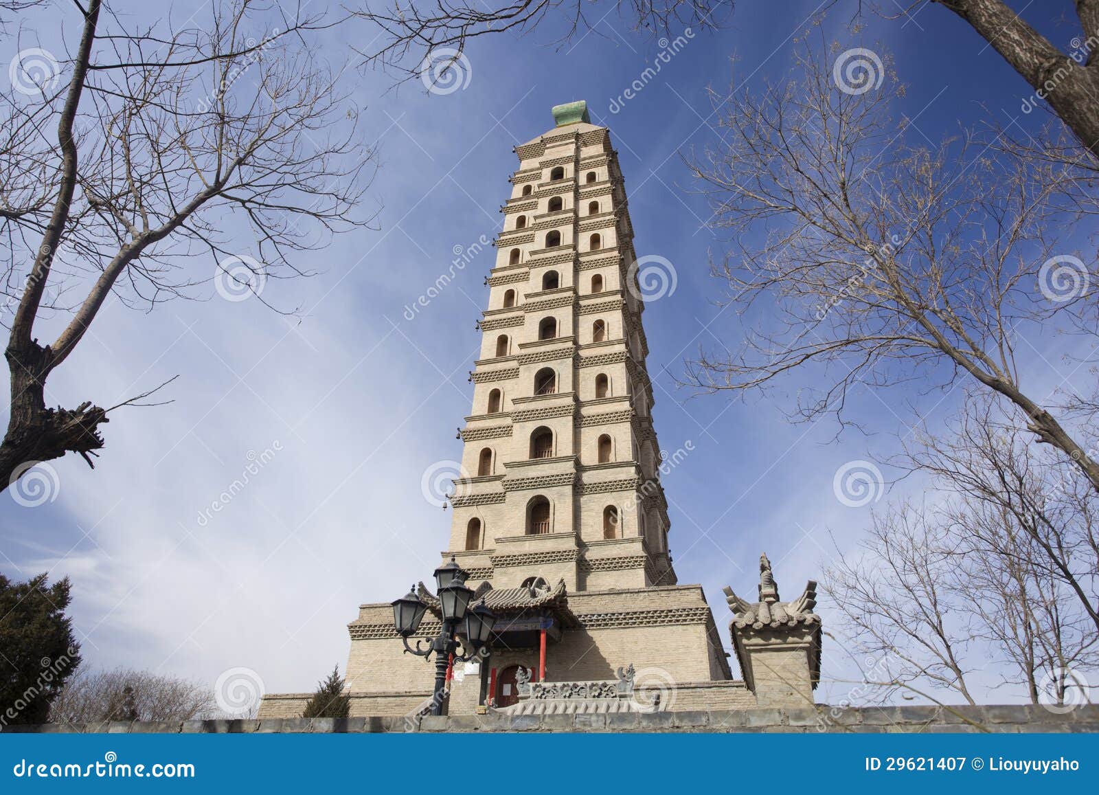 China Tower stock image. Image of royal, buddha, architectural - 29621407