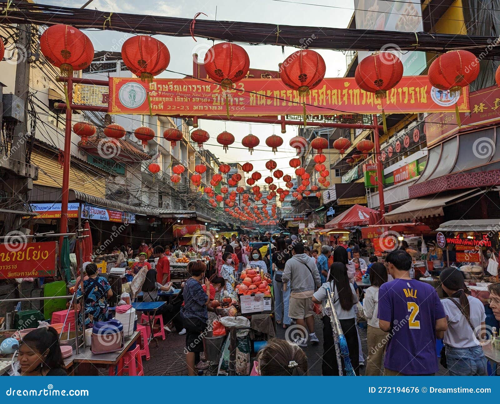 China Town Bangkok Crowded People Editorial Photo - Image of people ...