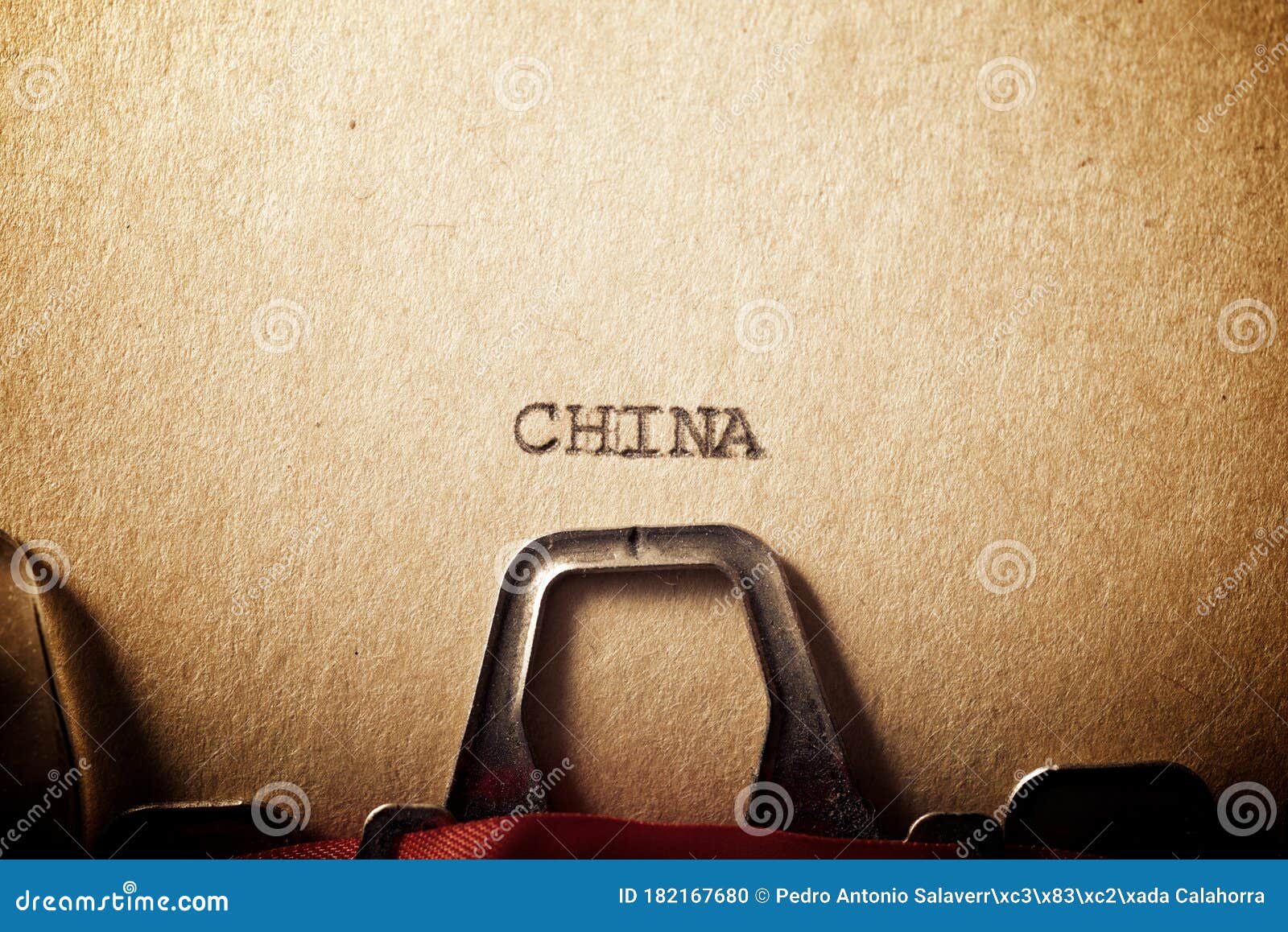 China, Word On Wooden Blocks. Isolated On A White Background Stock ...